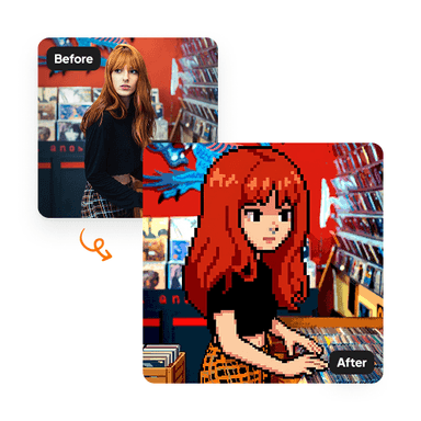 Make 8-Bit Pixel Art from Photos Free