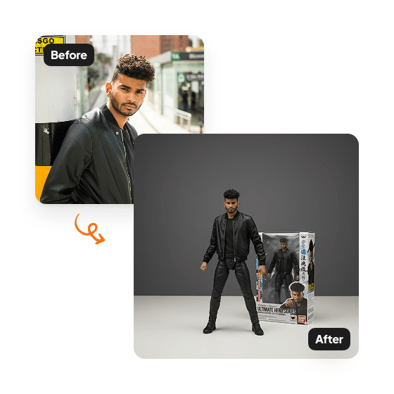 Turn Yourself into an Action Figure | Aragon AI Generator