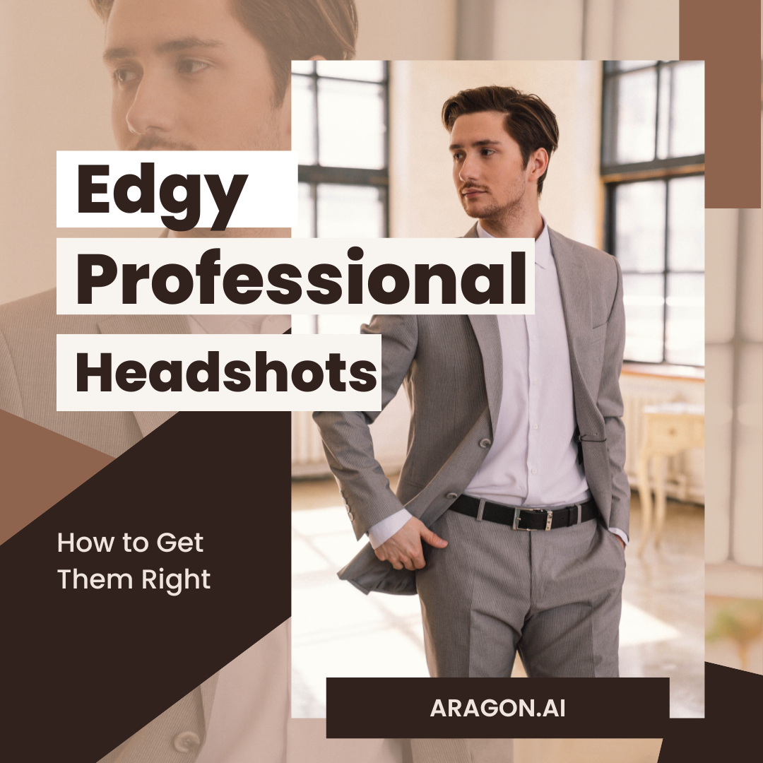 Edgy Professional Headshots: How to Get Them Right