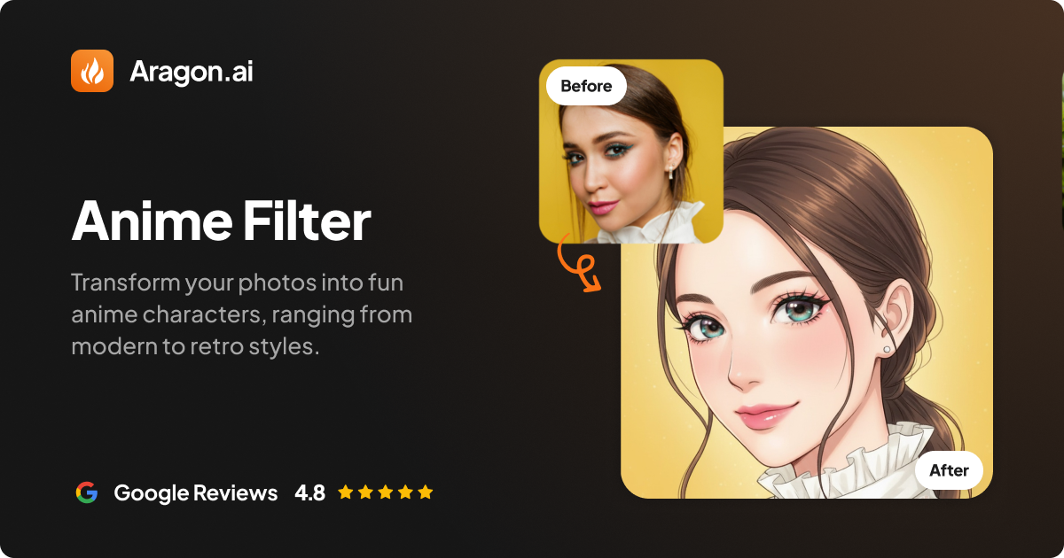 Turn Your Photo Into Anime | Aragon Anime Filter Generator