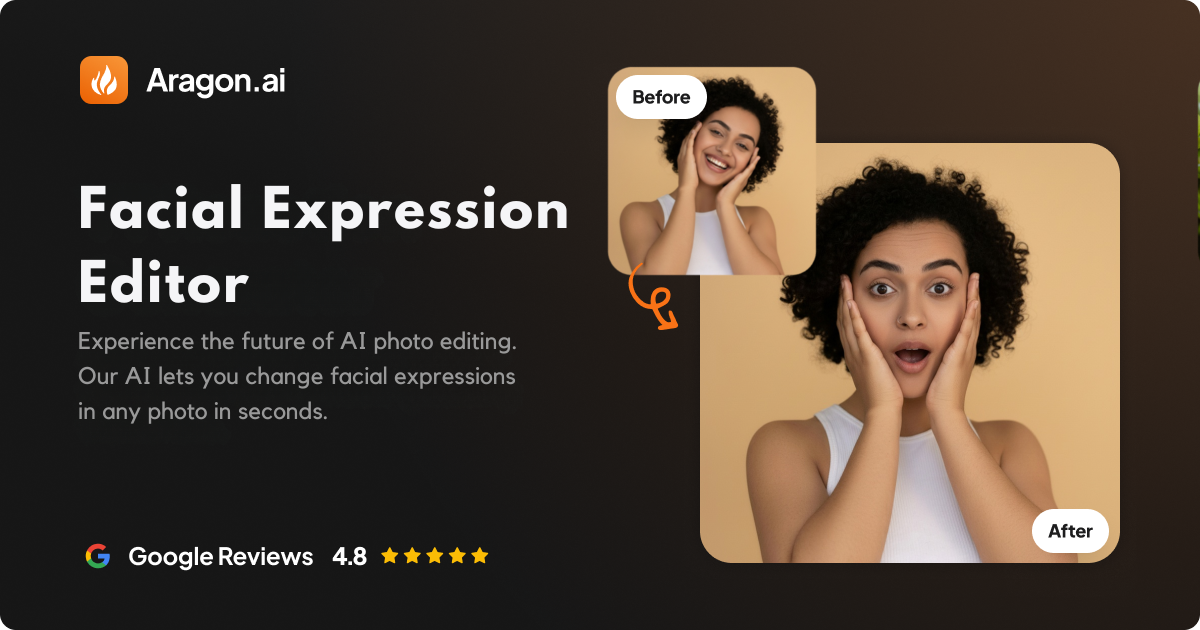AI Facial Expression Editor — Change Expressions Instantly | Aragon