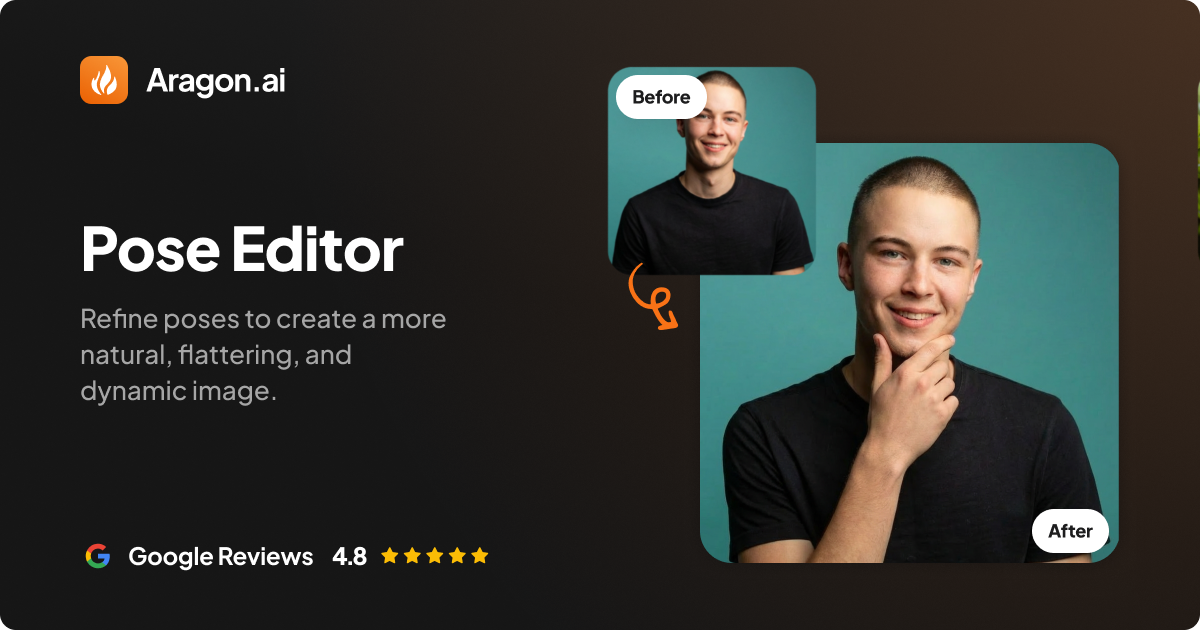Change Your Pose in Photos with AI | Aragon Pose Editor